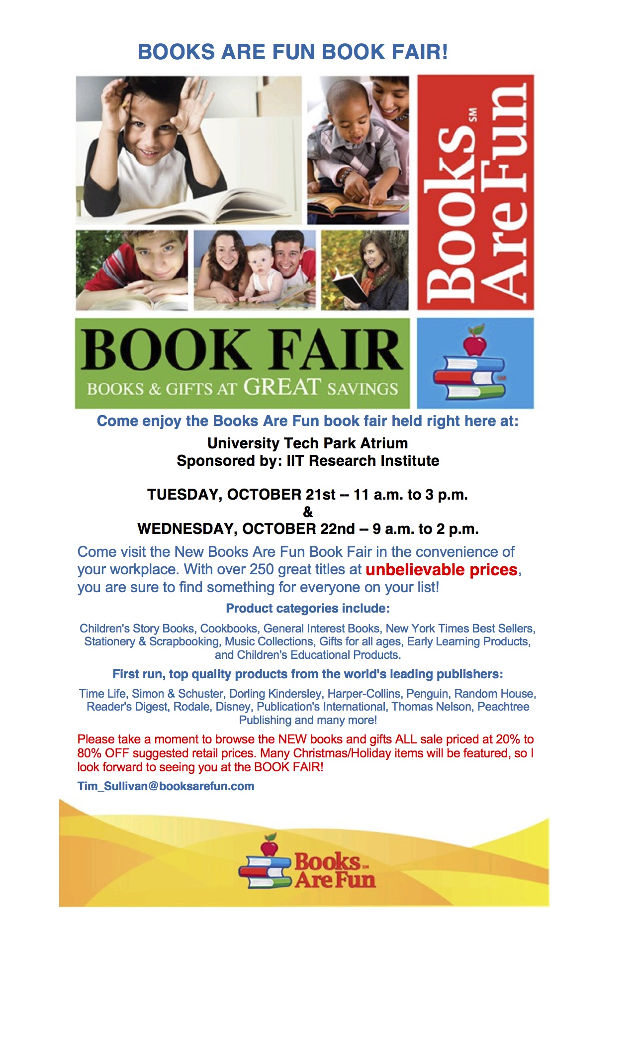 Books Are Fun Book Fair